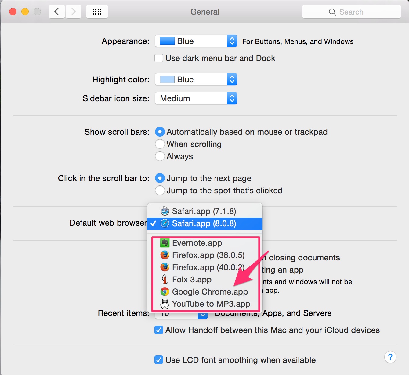 How to set Google Chrome as your default web browser – Columbia Grammar ...